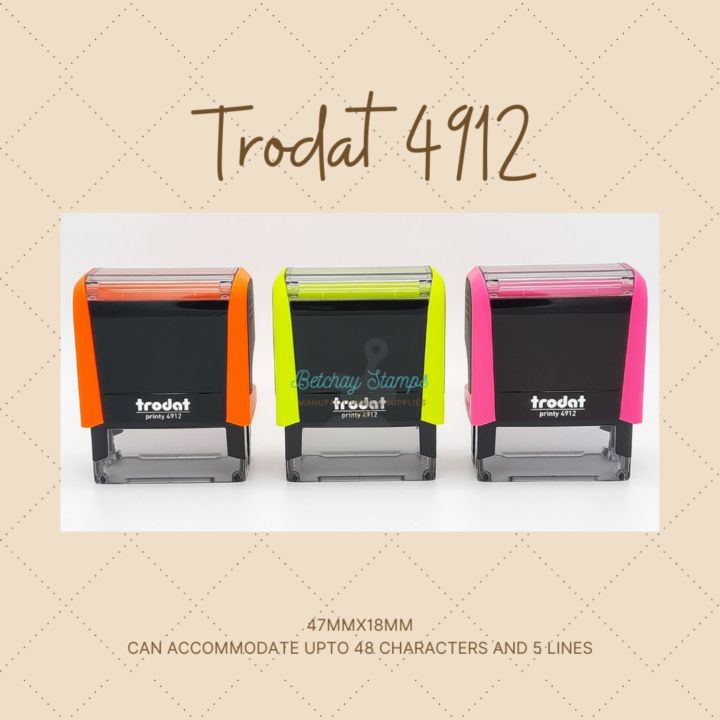 Stamp MNL Trodat Printy 4912 | Lazada