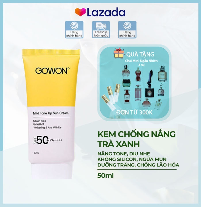 [chính hãng] Kem Chống Nắng Cho Da Nhạy Cảm, Ngừa Mụn, Dưỡng Trắng Da ...