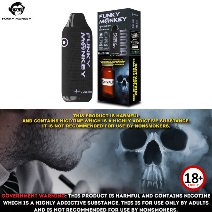 FUNKY MONKEY Pulse Disposable Vape Rechargeable (Give lanyard) | Lazada PH