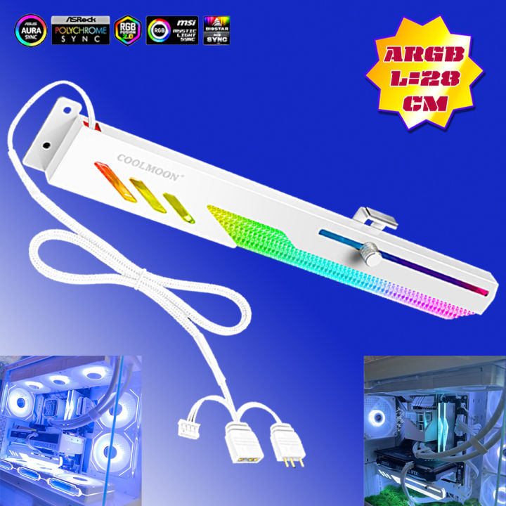 GPU Holder Bracket Video Card Stand – Aluminum Alloy Support with ARGB ...