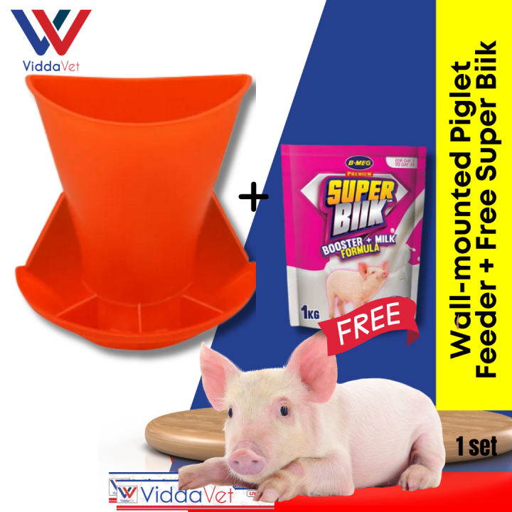 Plastic Piglet Feeder + Super biik Automatic Feeder + B Meg Super Biik ...