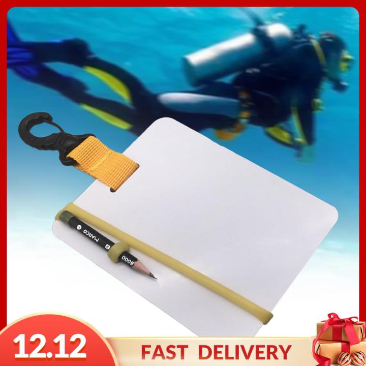 Gispark Underwater Writing Slate Underwater Communication Tool Writing ...