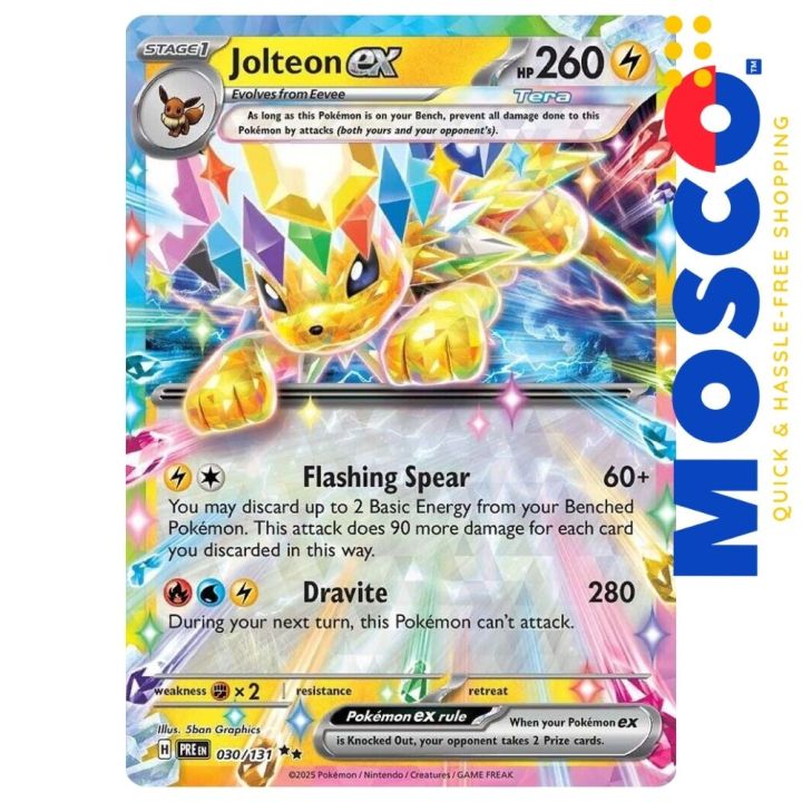 Jolteon ex - 030/131 Prismatic Evolutions | Pokemon TCG | Lazada PH