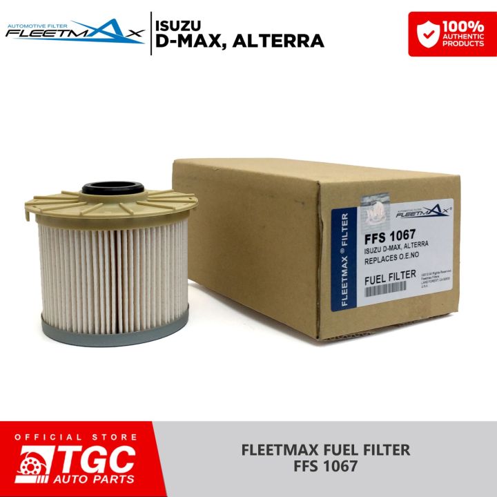 Fleetmax Fuel Filter Isuzu D-Max Alterra 2007 - 2012 FFS1067 1pc ...