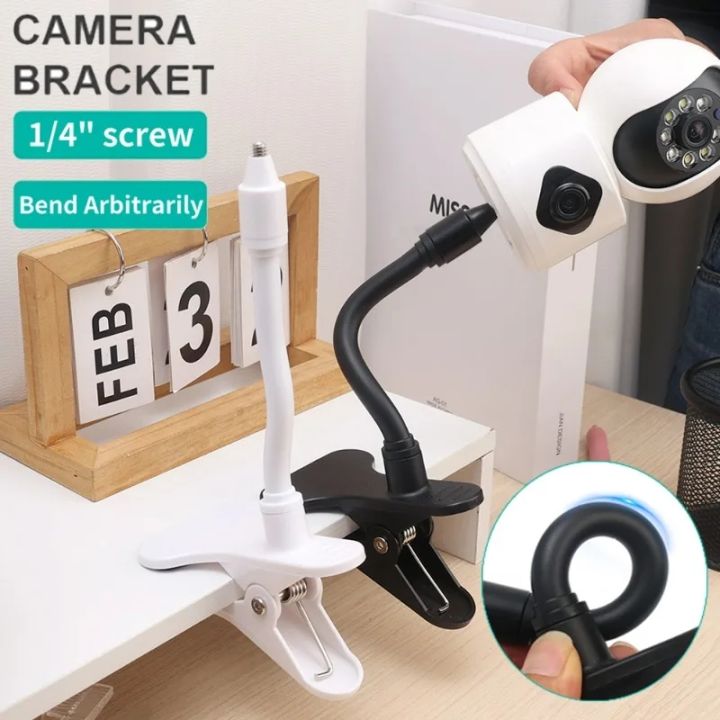 Universal Bendable Monitor Holder Clip Punch-free Camera Support Stand ...