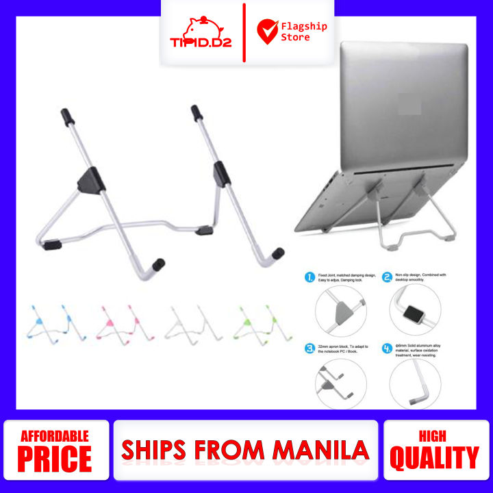 Ultralite Laptop Aluminum Stand for Desk Notebook Keyboard Stand Riser ...