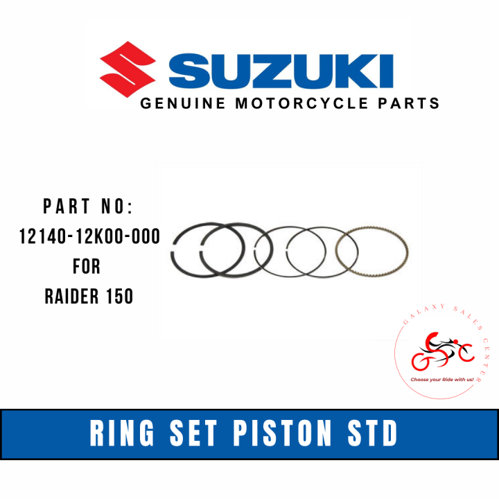 SUZUKI ORIGINAL RING SET PISTON STD 12140-13K00-000 | Lazada PH
