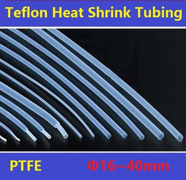 16mm/20mm/22mm/25mm/28mm/30mm/40/45/50mm FEP 1.3:1 Teflon Heat Shrink Tubing Insulation Tubing ...