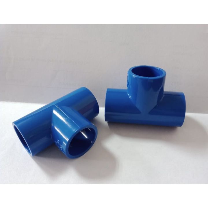 voschtech PVC blue fittings tee 1/2" 3/4" 1" 1 1/4" 1 1/2" 2" | Lazada PH