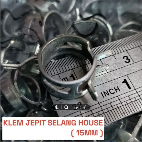 klem selang jepit spring hose clamp bensin radiator 15mm original ...