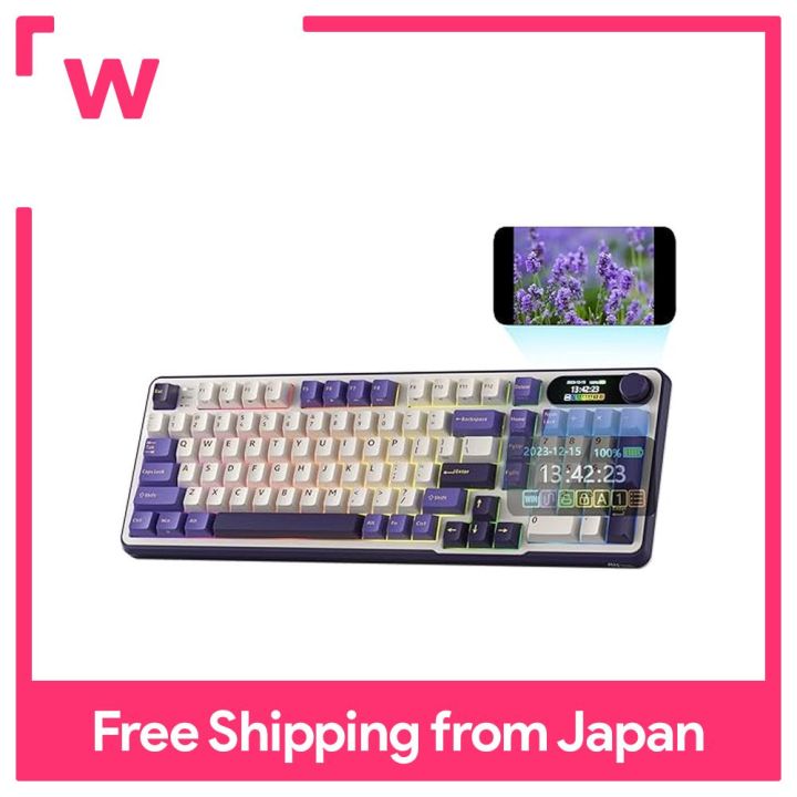 RK ROYAL KLUDGE S98 Mechanical Keyboard with Smart Display and Knobs ...