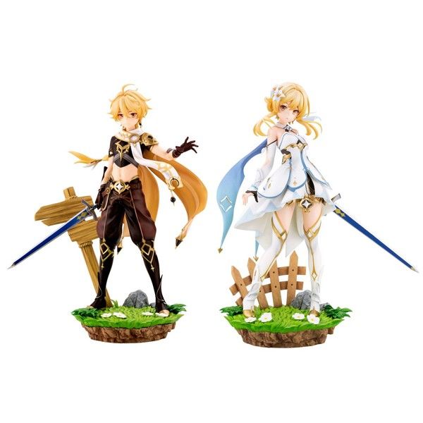 Kotobukiya Figure 1/7 Aether & Lumine (Genshin Impact) - Kotobukiya ...