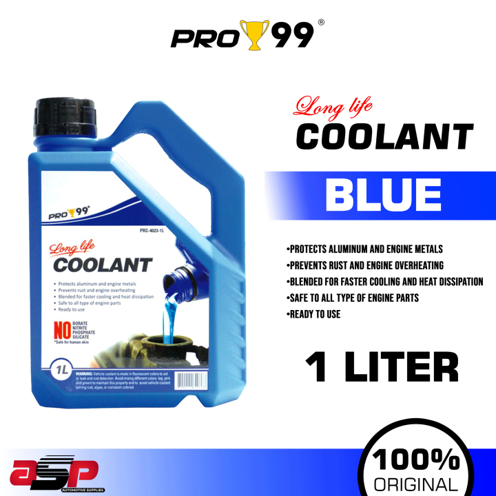 Pro 99 Coolant Blue Ready To Use 1 Liter | Lazada PH