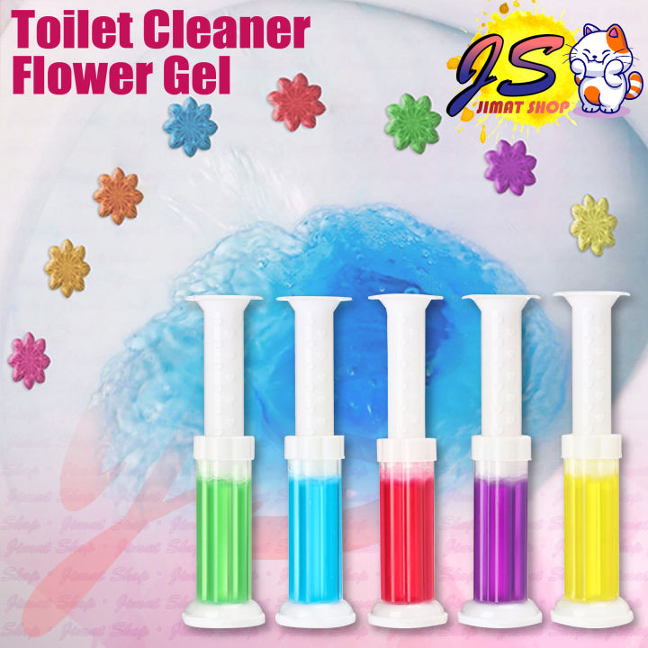 Toilet Bathroom Scrubble Bubble Cleaner Cleaning Toilet Gel 12 Flower 7 ...