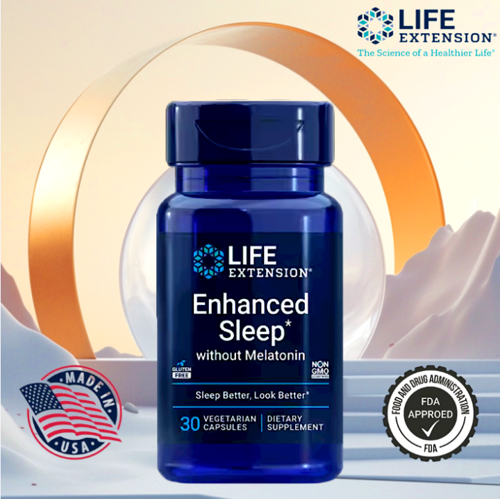 Life Extension Enhanced Sleep 30 vegetarian capsules | Lazada