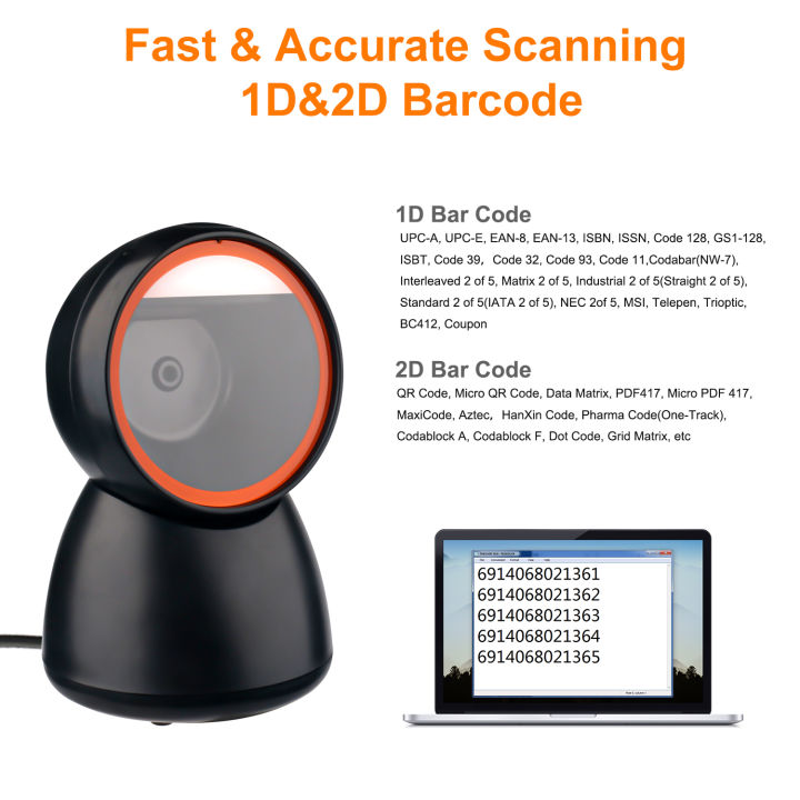 Desktop scanner Automatic Scanning Scanner for supermarket cashier ...