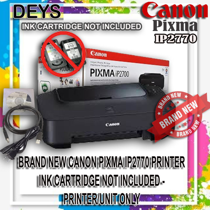 CANON PIXMA IP2770 INKJET PHOTO PRINTER BRAND NEW (INK CARTRIDGE NOT ...