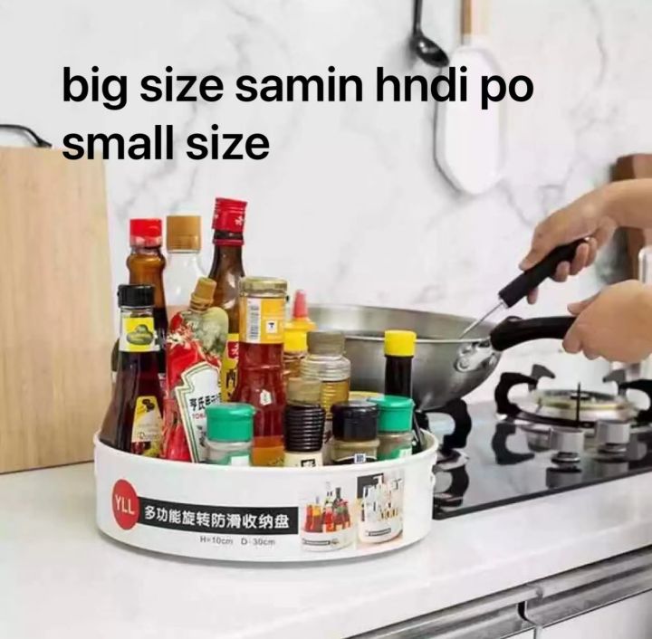 S9 360° Rotating Storage Container Multifunctional Turntable Rack Anti ...