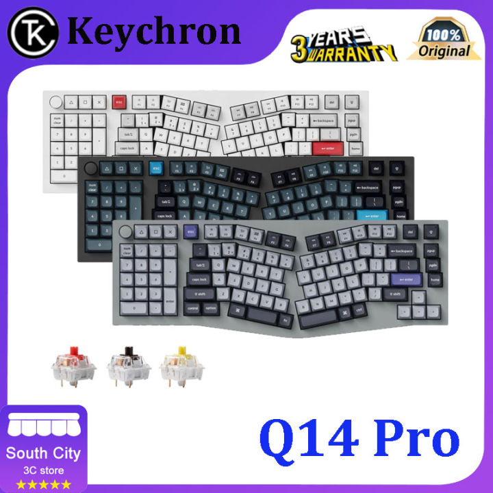 Keychron Q14 Pro Customized Gasket Mechanical Keyboard Bluetooth Dual ...