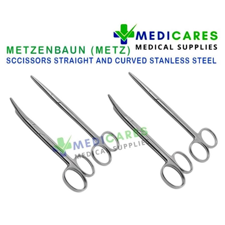 Metzenbaum Metz Scissors Snless steel Straight and Curved (Sold per ...