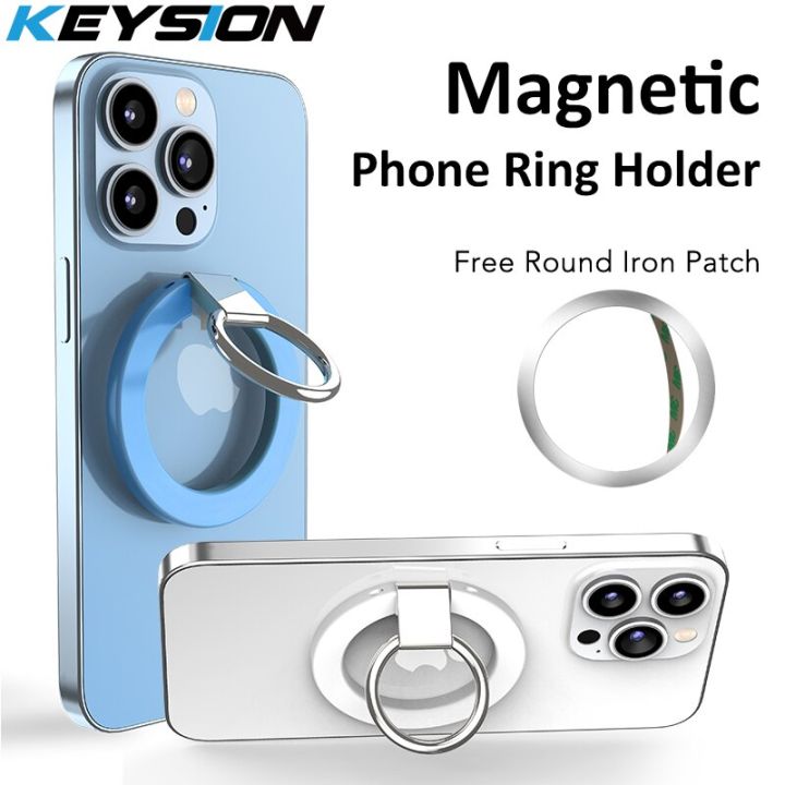 KEYSION Magnetic Phone Ring Holder For iPhone 13 Pro Max Mag Safe Stand ...