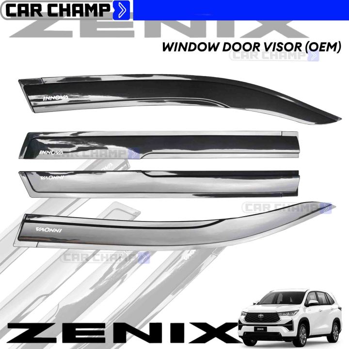 Toyota Innova ZENIX 2023 to 2024 OEM / INJECTION TYPE Window Door Rain ...