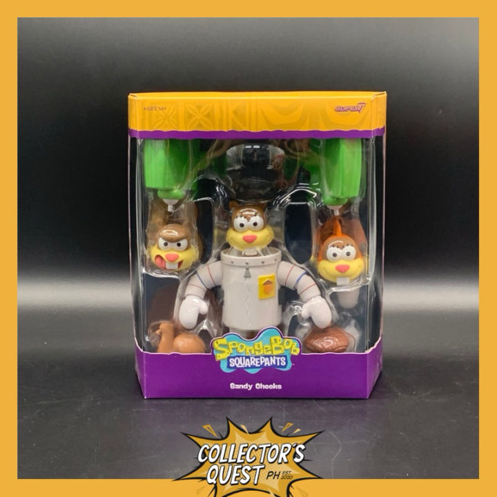 Super7 ULTIMATES! Spongebob Squarepants Sandy Cheeks - 7" Spongebob ...