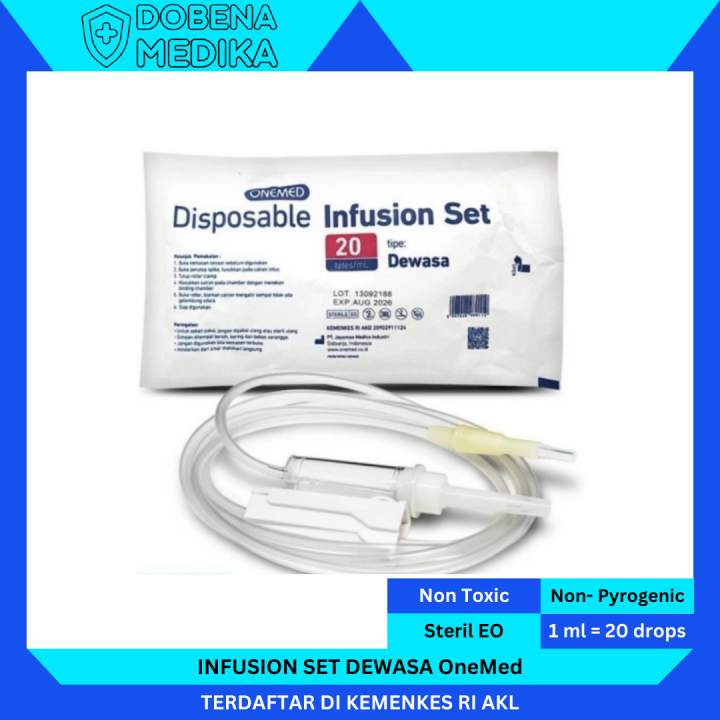 OneMed Selang Infuset Infusion Set Dewasa | Lazada Indonesia