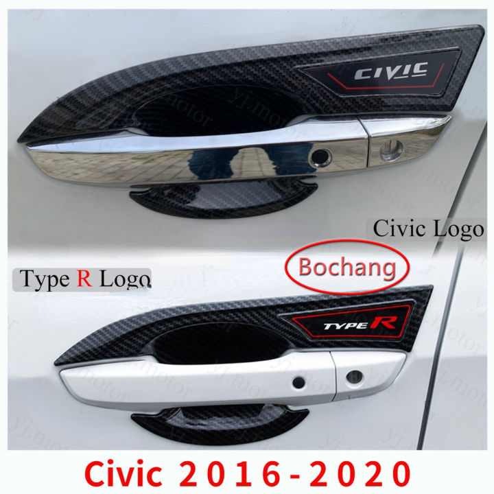 bochang 2016 - 2020 Honda Civic FC FK Door Bowl Cover Protector Carbon ...