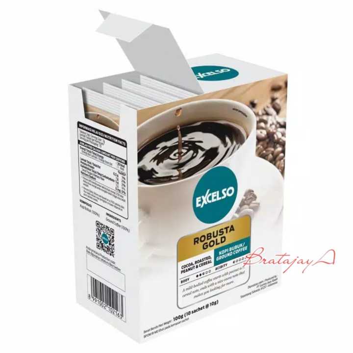 Excelso Kopi Premium - Robusta Gold Kemasan Sachet - 10 x 10 gr ...