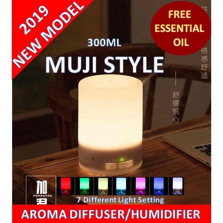 Air humidfier Muji Style Air Humidifier/ Essential Oil Diffuser ...
