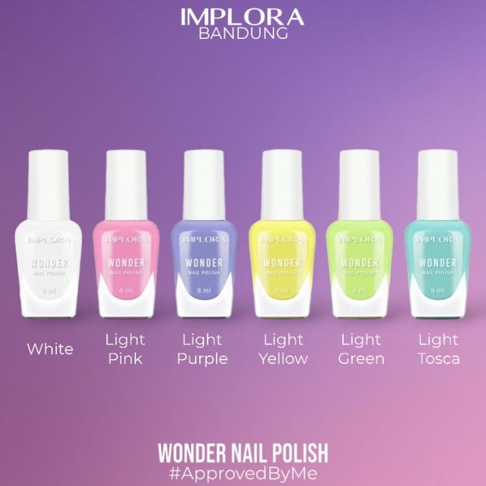 Implora Nail Polish WONDER Color / Kutek Satuan / Pcs | Lazada Indonesia