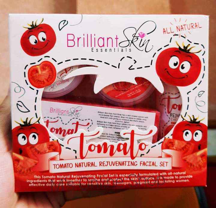 AUTHENTIC/ORIGINAL BRILLIANT SKIN TOMATO MICRO-EXFOLIATING SET | Lazada PH