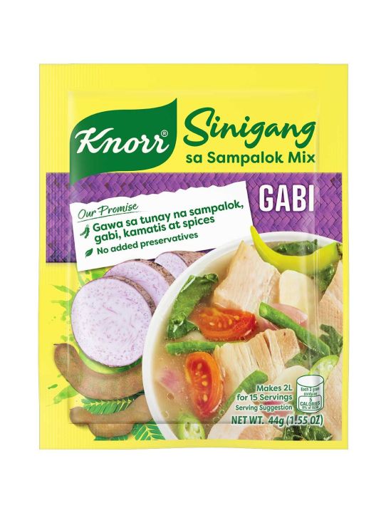 Knorr Mix Sinigang sa Sampalok na may Gabi 44g | Lazada PH