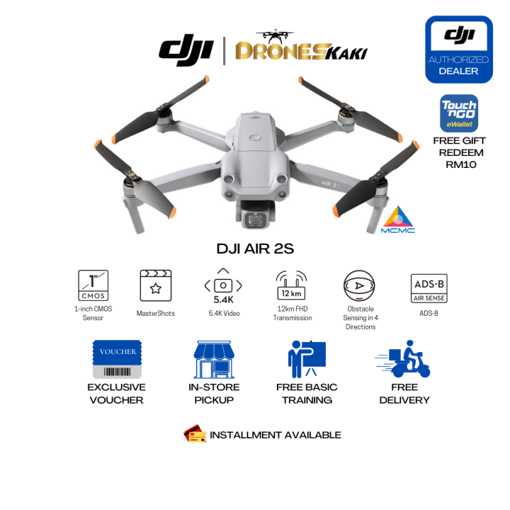 DJI Mavic Air 2S - 5.4K Professional Aerial Drone | Lazada