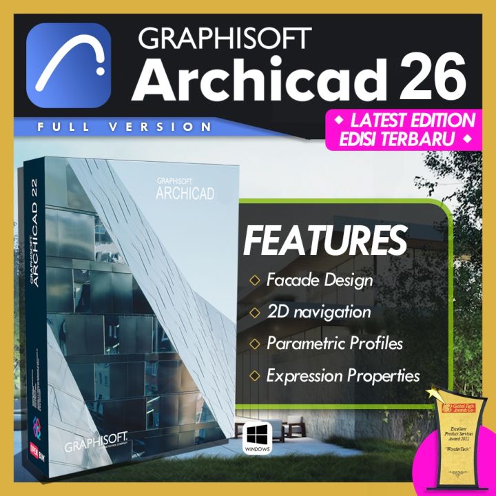 100% WORKSGraphisoft Archicad 26 Premium Latest Version | Lifetime ...
