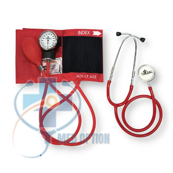 Topcare BP Apparatus Set Adult ( NO BOX ) - Pouch Only | BP COLORED ...