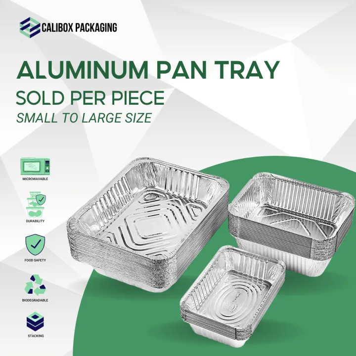 Calibox Packaging ALUMINUM TRAY / FOIL PAN PARTY TRAYS | Lazada PH