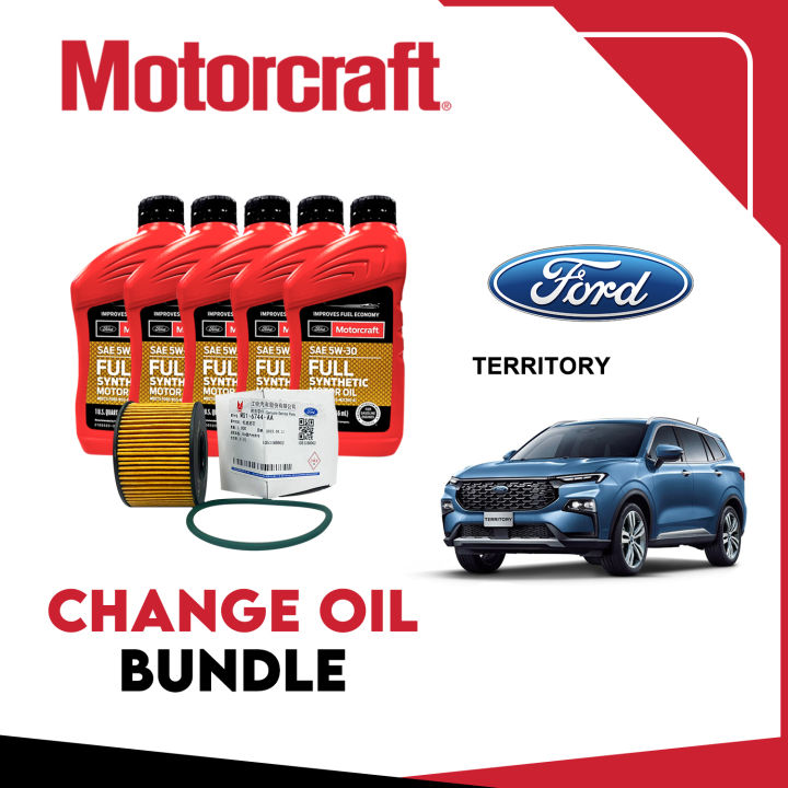 Motorcraft Change Oil Bundle for Ford Territory 2023-On 2nd Gen | Lazada PH