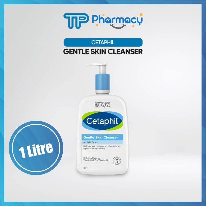 Cetaphil Gentle Skin Cleanser Original (500 ML/ 1 Litre) | Lazada