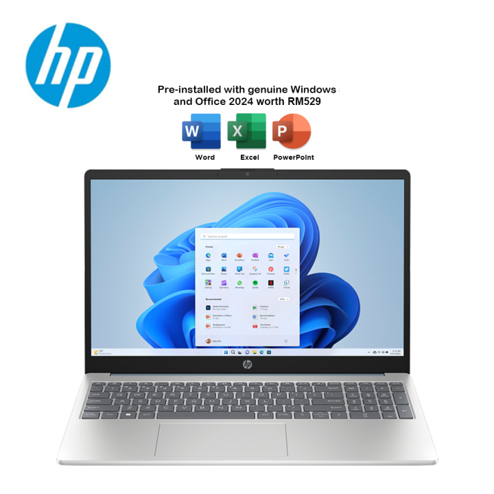 HP 15-fd0471TU 15.6" FHD Laptop Moonlight Blue ( N100, 8GB, 512GB SSD ...