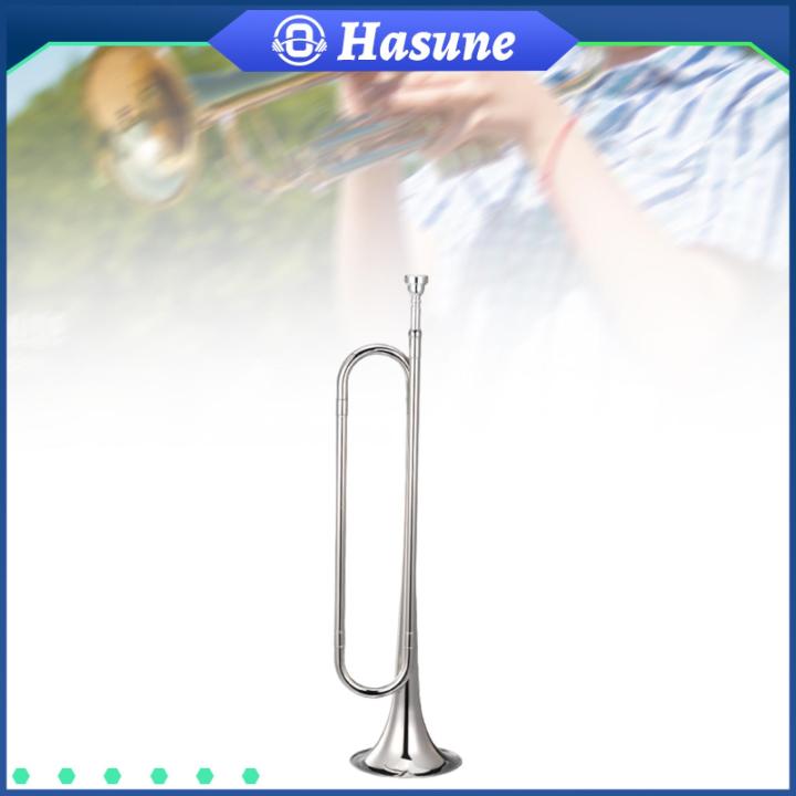 Hasune Marching Bugle แตรสัญญาณเครื่องดนตรีมืออาชีพแบบพกพาทรัมเป็ต ...