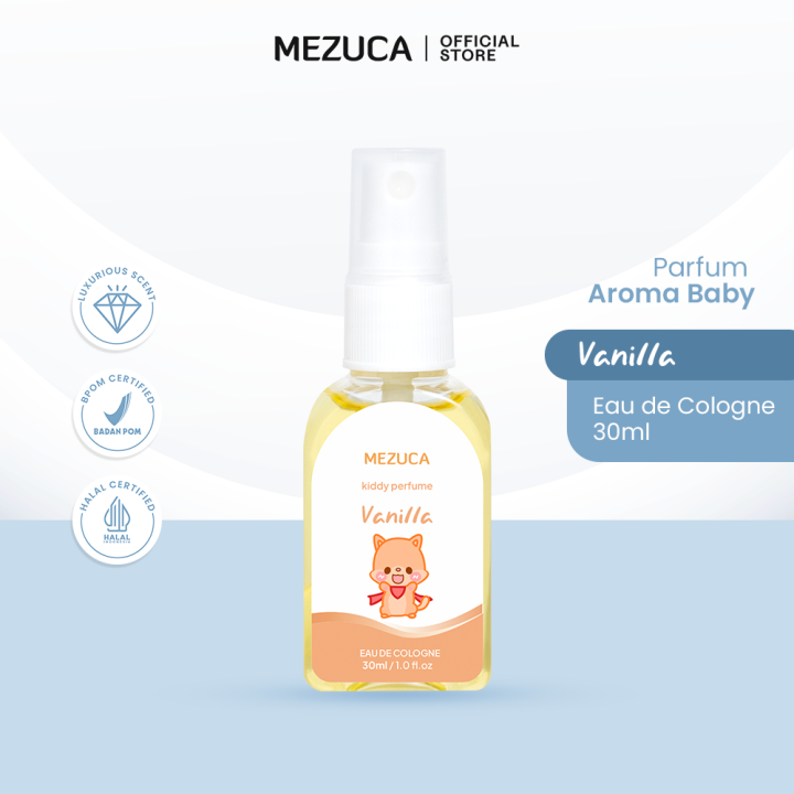 VANILLA Parfum Anak Kiddy Series MEZUCA 30mL Eau De Cologne BPOM Wangi ...