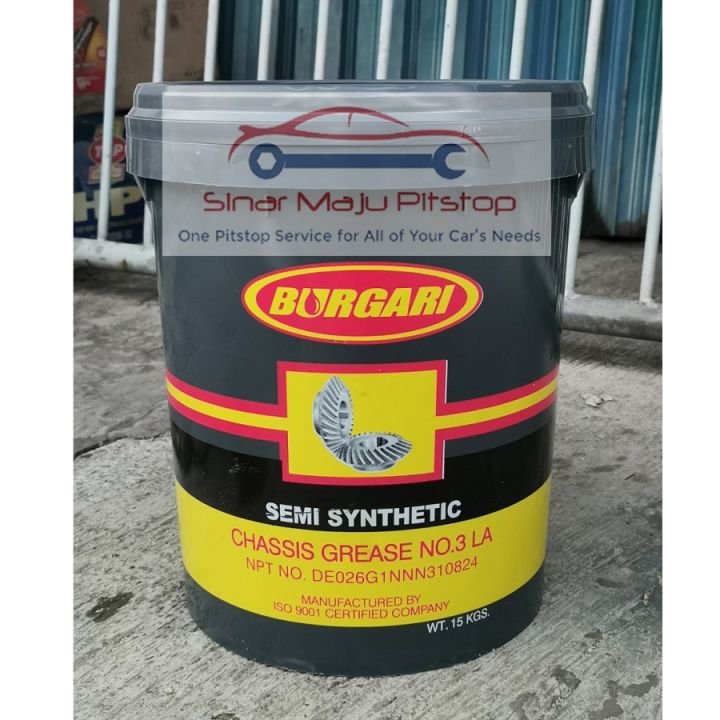 Burgari Semi Synthetic Chassis Grease NO.3 LA Original - Grease Gemuk ...
