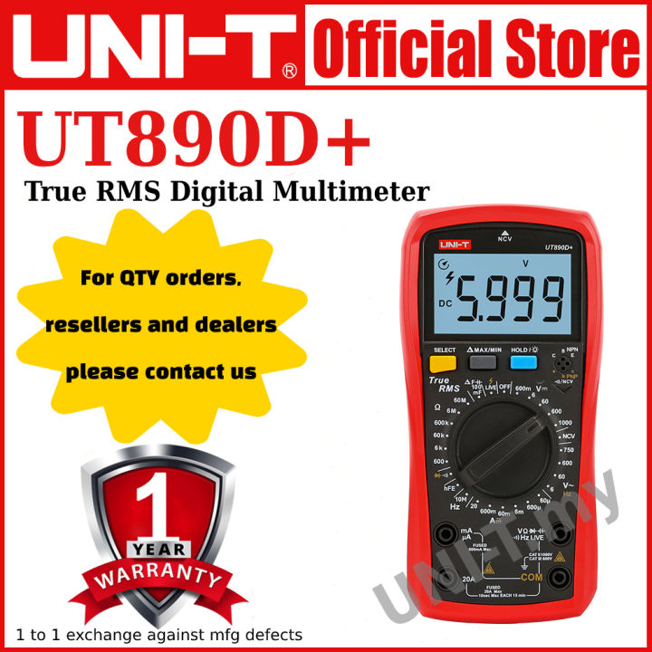 UNI-T UT890C UT890D+ Digital Multimeter | Lazada