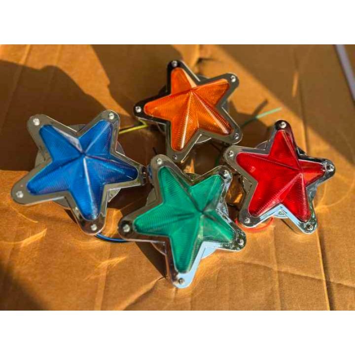 【COD】24V Five-Pointed Star Truck LED Side Light Universal Decorative ...