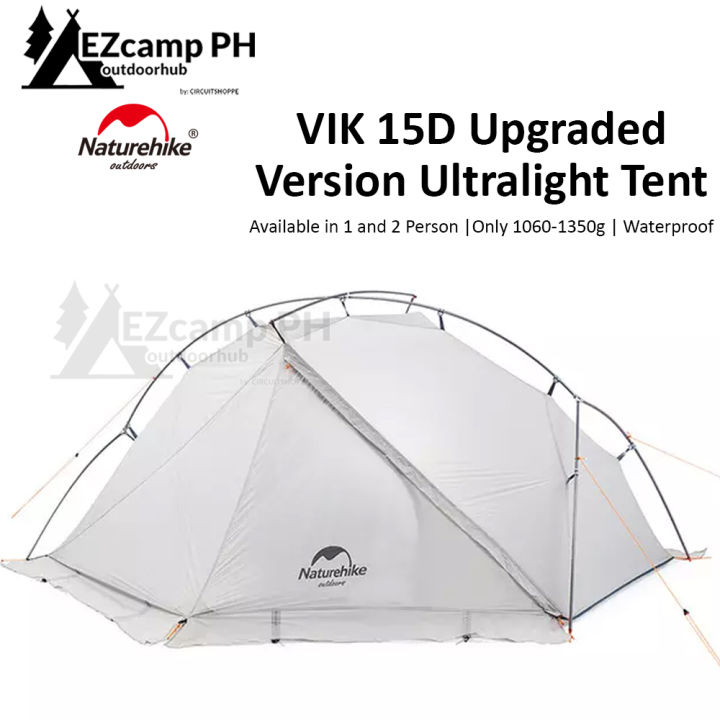 Naturehike VIK Series 1 2 Person Tent Upgraded Version Ultralight 1350g Camping Tent Breathable ...