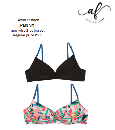 Avon Fashion PENNY non-wire 2-pc bra set | Lazada PH