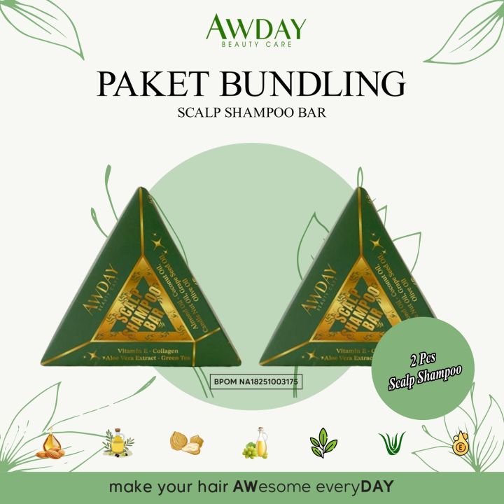 SHAMPO BAR AWDAY / AWDAY SHAMPO BAR / AWDAY SHAMPO BATANG / AWDAY SCALP ...