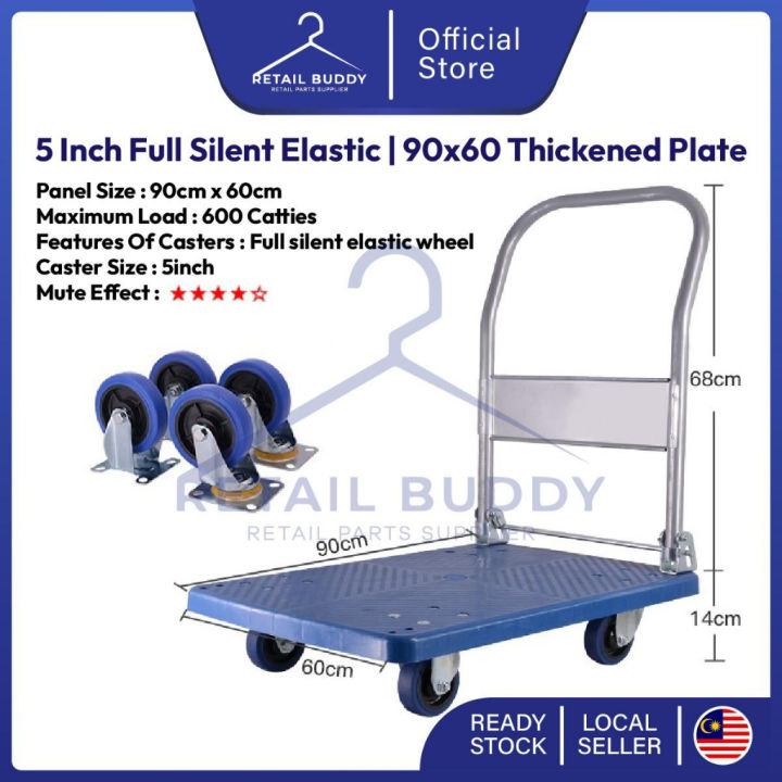 Premium Heavy Duty Portable Trolley Hand Truck Max Load 400KG Full ...